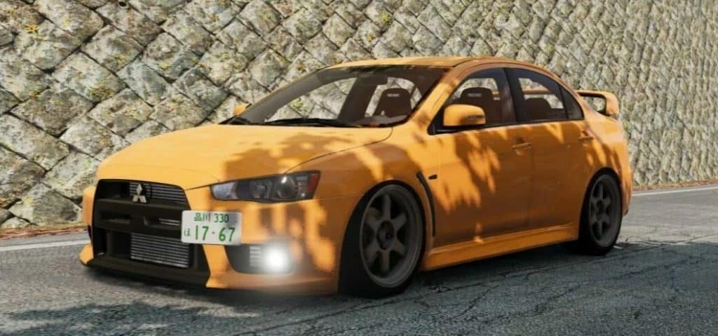 Mitsubishi Lancer EVO X 0.33 | BeamNG Mod Download